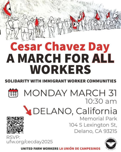 Cesar Chavez Day March 31, 2025: A March for All Workers - Dolores ...